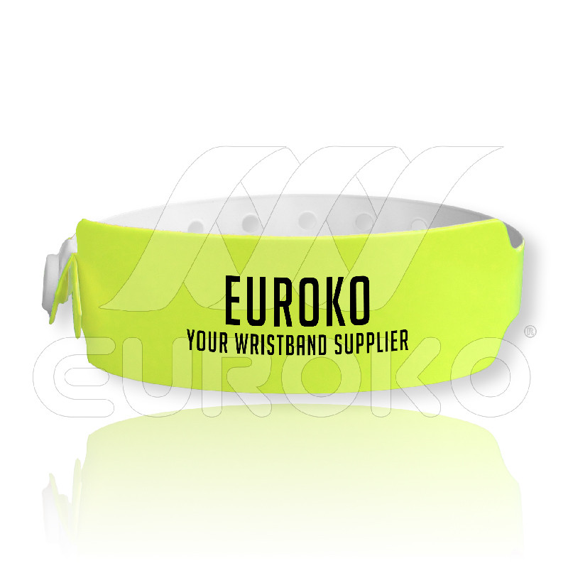 Brățări de control din VINYL WIDE FACE 30mm | www.euroko.ro