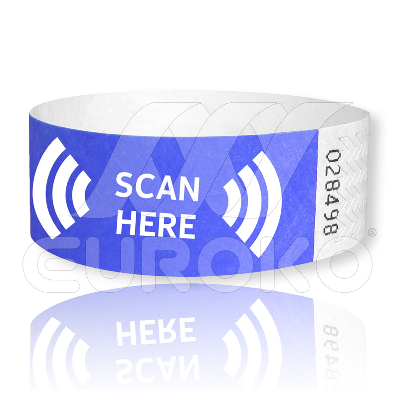 Brățări TYVEK RFID 25 MM